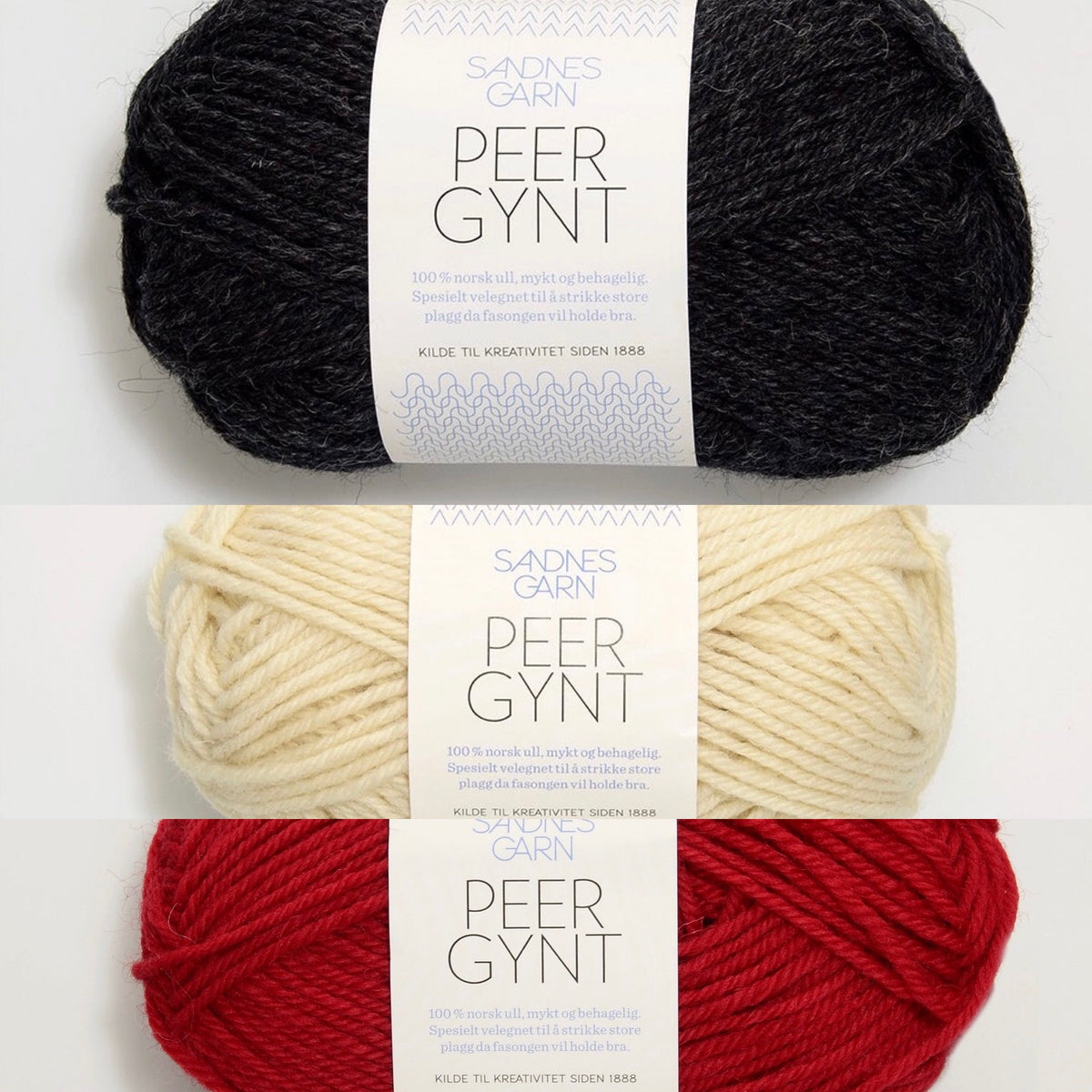 Sandnes garn - Marius herregenser - garnpakke, koksmelert, Peer Gynt ...